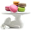 Amazon.com: Easter Bunny Cake Stand,Ceramic Rabbit Easter Decor,Cake ...