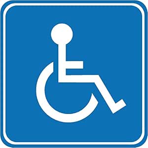 Amazon.com - Handicap Vehicle Wheelchair Disabled Window Parking ...