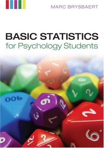 Basic Statistics for Psychology Students: Brysbaert, Marc ...