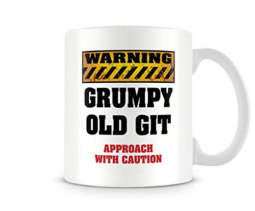 Buy ABCI Warning Grumpy Old Git - Printed Funny Mug - Great Gift ...
