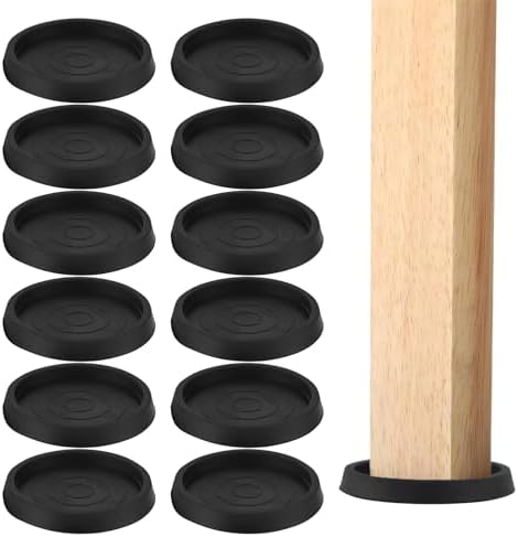 4 Pcs Non Slip Furniture Pads, Round Rubber Furniture Caster, Furniture ...