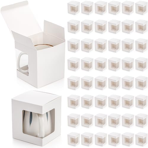 Amazon.com: Kosiz 36 Pcs Mug Boxes Sublimation Mugs Gift Bags Mug Box ...