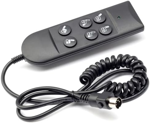 Amazon.com: 6 Button Power Lift Chair Controller with 5-Pin Plug ...