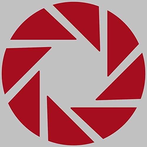 Amazon.com: Aperture Science Lab Logo - Vinyl 4 Inches (Color: Red ...