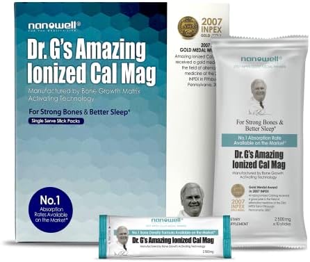 Amazon.com: Dr. G's Amazing Ionized Cal Mag Powder, Dietary Supplement ...
