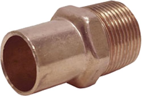 Plumber's Choice 91861 3/4-Inch FTG x MIP Copper MIP Fitting Adapter ...