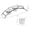 Amazon.com: MyGift Condiment Pot Serving Rack 10 Piece Set, Minimalist ...