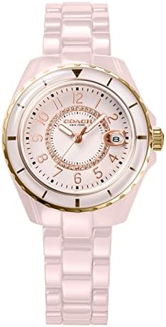 Amazon.co.jp: [コーチ] 腕時計 BOYFRIEND ボーイフレンド ゴールド 文字盤 ステンレススチール レザー クォーツ ...