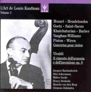 Louis Kaufman Vol.1: Louis Kaufman: Amazon.in: Music}