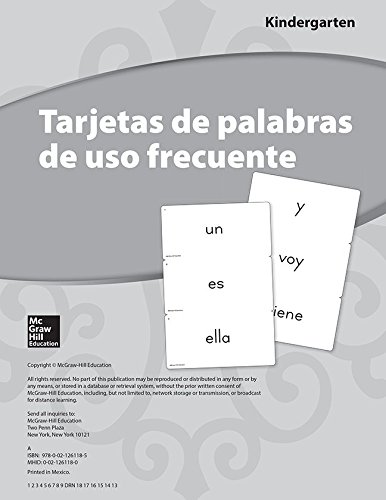 Lectura Maravillas, Grade K, High-Frequency Word Cards (ELEMENTARY CORE ...