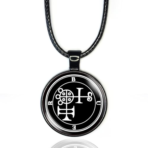 Amazon.com: Buer Sigil Necklace, Sigil Seal of Buer Pendant For Men or ...