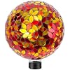 Amazon.com: Lily's Home Colorful Mosaic Glass Gazing Ball, Designed ...