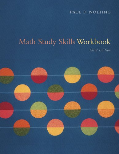 Math Study Skills Workbook: Nolting, Paul D.: 9780618837465: Amazon.com ...