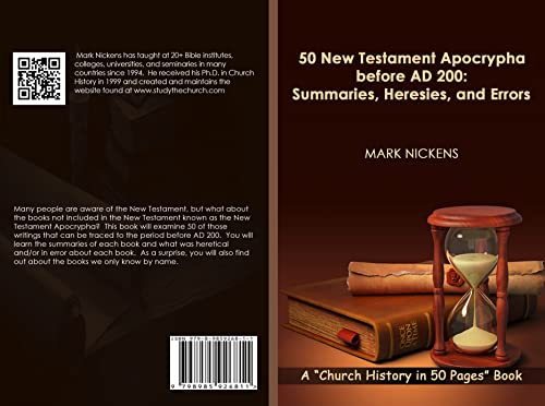 Amazon.com: 50 New Testament Apocrypha before AD 200: Summaries ...