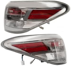 Amazon.com: WUSILILU Tail Light for 2010-2012 Lexus RX350 Halogen Rear ...