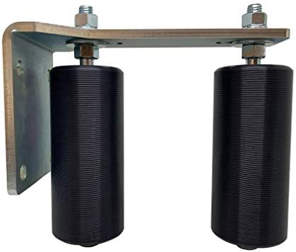 Amazon.com: Slide Gate Guide Roller 6" Black L Rear Post Bracket ...