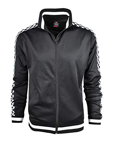 SCREENSHOT-Track Jacket Mens Urban Hip Hop Premium Track Jacket - Slim ...