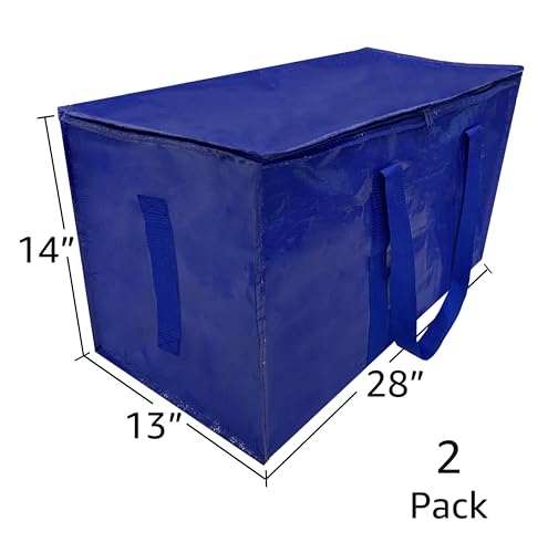 Snapklik.com : UBMOVE Storage Totes Moving Bags - Heavy Duty Zipper ...