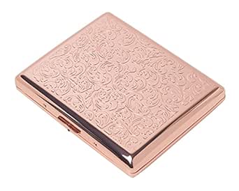 Amazon.com: Stylish Design Retro Metal Cigarette Case -Double Sided ...