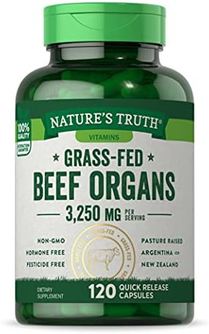 Amazon.com: Grass Fed Beef Liver Capsules - Pasture Raised Desiccated ...