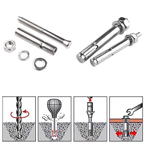 Wedge Anchor, Heavy Duty Anchor, Expansion Screw Bolt, 304 Stainless ...
