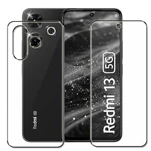 DOMCHI Front & Back Tempered Glass Screen Protector Compatible For ...