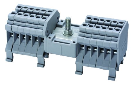 Amazon.com: Distribution Block, 10-8 AWG Input, 22-10 AWG Output, 4 ...