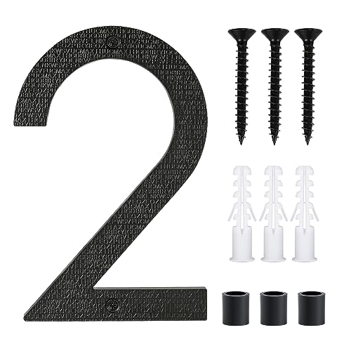 Floating House Number, 8 Inch Address Numbers Acrylic House Number ...