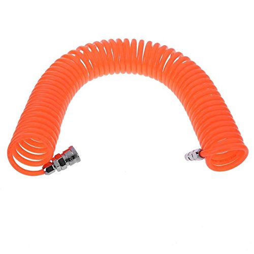 Shoponme PP20 PU Spring Spiral Pipe Air Compressor Pneumatic Hose Tube ...