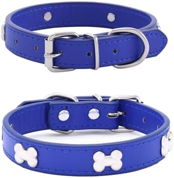 Amazon.com : Campsis Adjustable Metal Buckle Dog Collar Royal Blue ...
