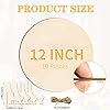 Amazon.com: 12 Inch Wood Circles for Crafts, 10Pcs Unfinished Wood ...