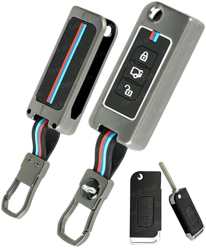 Coll of Fest Metal Silicon Key Cover Compatible for Mahindra XUV-500 3 ...