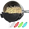Amazon.com: Arlig Clip On Pasta Strainer Silicone Universal Fit for all ...