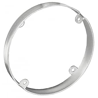 2 Pcs, 4 in. Round Pan Box Extension Ring, 1/2 in. Deep, Zinc Plated ...