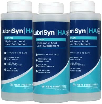 Amazon.com: Lubrisyn Hyaluronic Acid Oral Joint Supplement with MSM ...