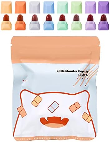 Amazon.com : Kusslippe Mini Lipstick Set, 12 Colors Capsules Matte Pill ...