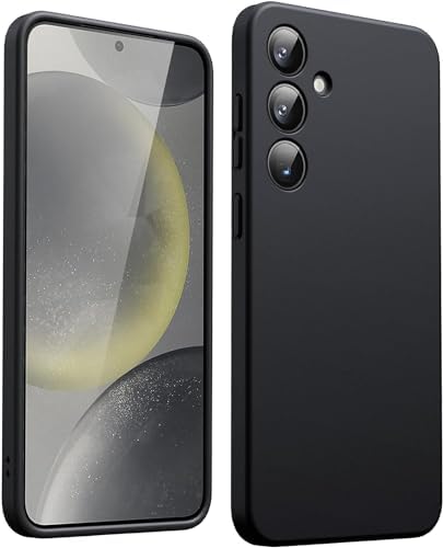 TRUEUPGRADE Liquid Silicone Designed Back Case Cover for Samsung Galaxy S24 5G | Microfiber ...