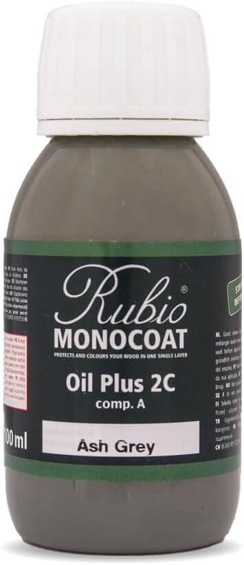 Rubio Monocoat Wood Stain & Finish Sample - Ash Grey | Oil Plus Part A ...