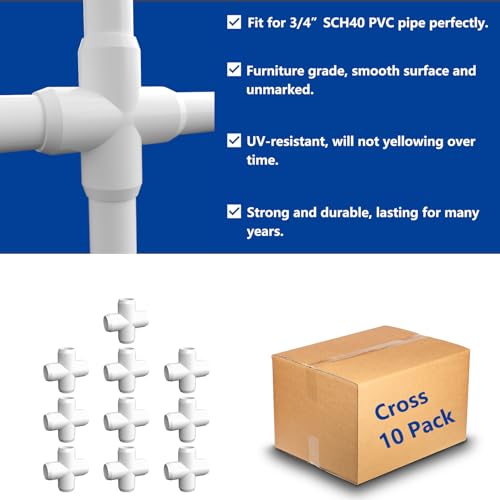 Snapklik.com : letsFix 3/4 PVC Fittings Cross