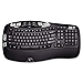 Amazon.com: Logitech K350 Wave Ergonomic Keyboard with Unifying ...