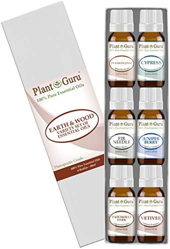 Amazon.com: Earth & Wood Essential Oil Variety Set Kit - 6 Pack - 100% ...
