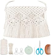 Amazon.com: WEBEEDY Macrame Bag DIY Kit Bohemian Shoulder Bag Macrame ...