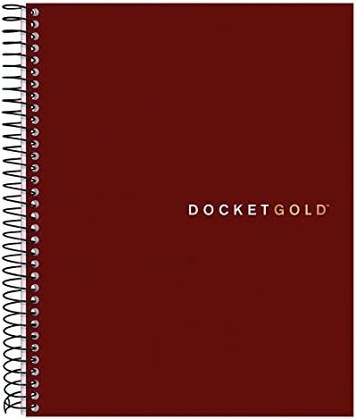 Amazon.com : TOPS Docket Gold Project Planner, 6-3/4"x 8-1/2", Wire ...