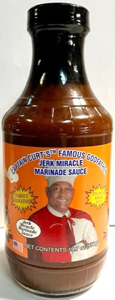 Amazon.com : Captain Curt's Famous Godfather Jerk Miracle Marinade ...
