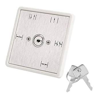 Set of 2 Automatic Sliding Door Key Switch, Aluminium Automatic Door ...