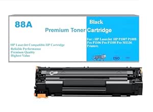 CC388A Black Toner Cartridge Compatible for HP 388A : Amazon.in ...