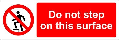 Prohibition signs Do not sit here Safety sign - Self adhesive sticker ...