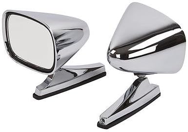 Amazon.com: Vintage Style Chrome Sport Bullet Mirrors for Hot Rods ...