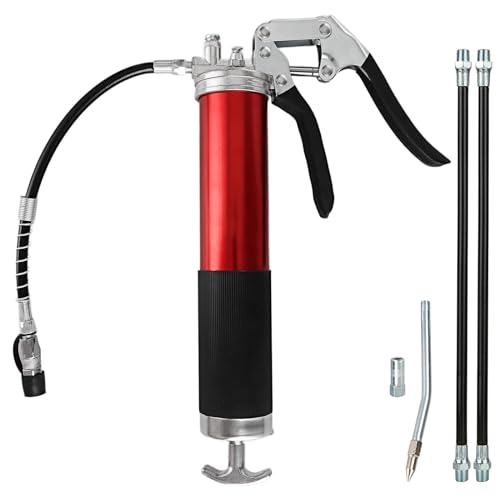 CYEER Heavy Duty Grease Gun, 7000 PSI High Pressure Professional Pistol ...
