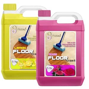 floor cleaner 10ltr Disinfectant Floor Cleaner | Half Cap Only | 10X Cleaning with 99.9% Germ ...